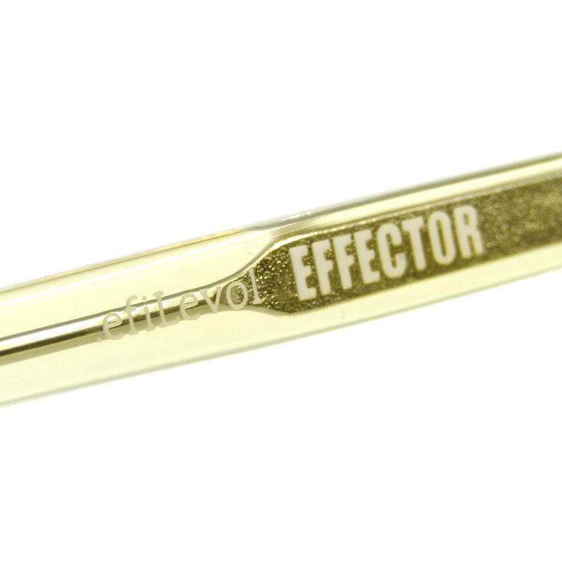 EFFECTOR 未使用 × efiLevol エフェクター エフィレボル サングラス AW エーダブル ボストン 8mm生地 日本製 KI/キハク 眼鏡 中古 24000904 ...