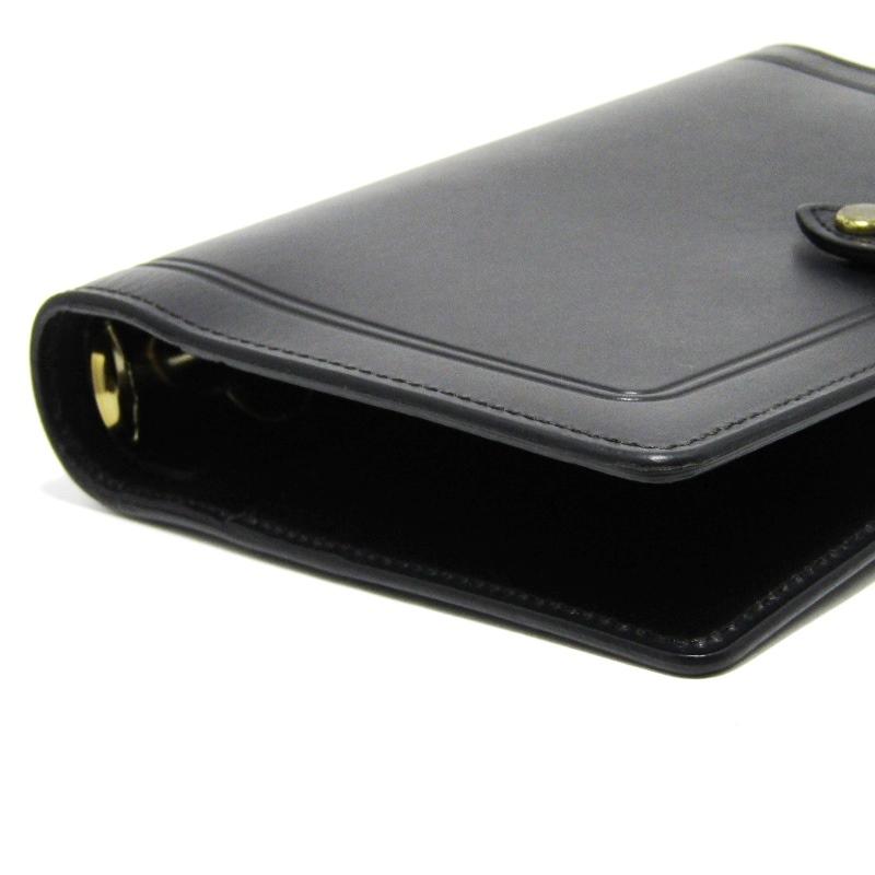 LUGGAGE LABEL 未使用 ラゲッジレーベル システム手帳 912-03242 システムバインダー ブラック 黒 24001415 ...