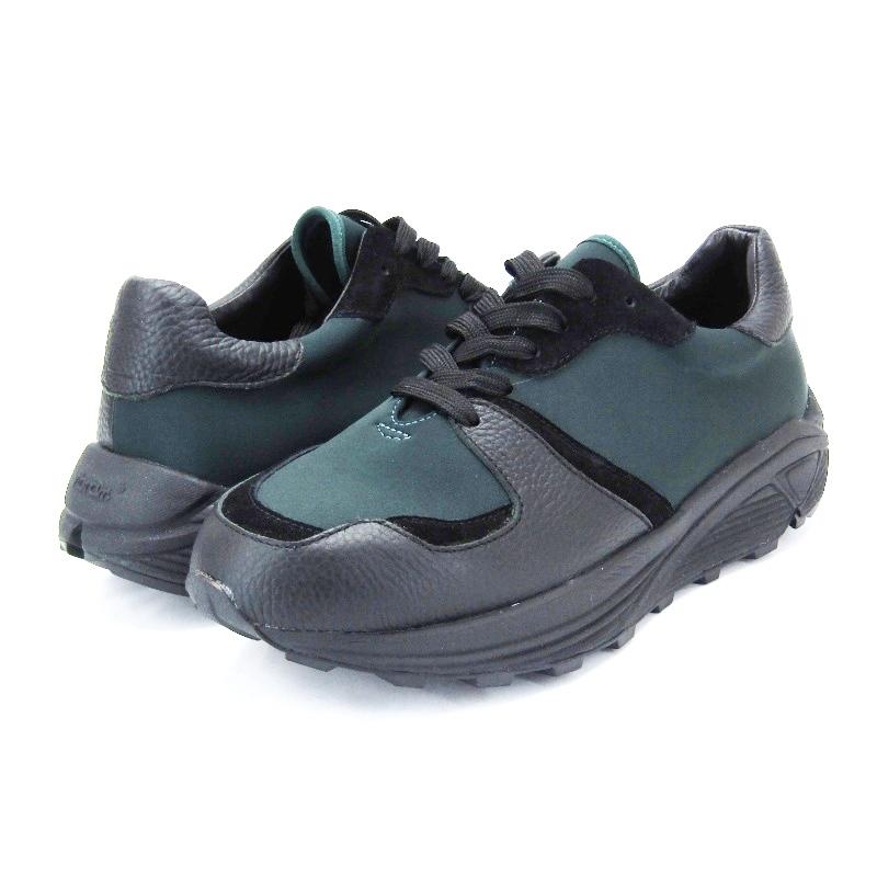 美品 Tomo & Co トモアンドシーオー 27cm FCT3 TMTK-SN-0005V ビブラムソール シュリンクレザー KHAKI ...