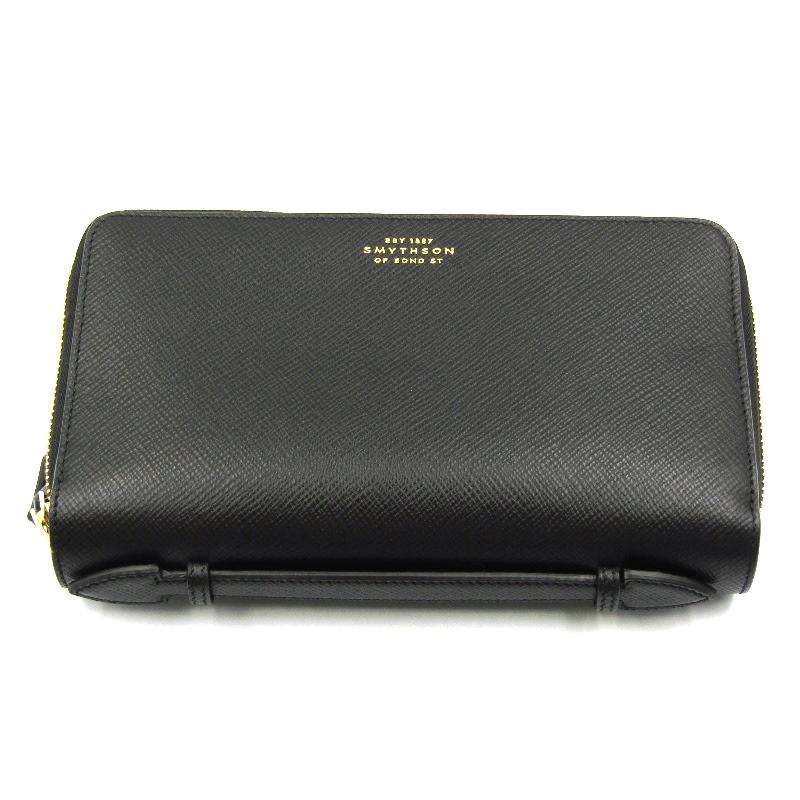 未使用 SMYTHSON スマイソン Wジップ トラベルウォレット パナマ 未使用 SMYTHSON スマイソン Wジップ トラベルウォレット パナマ