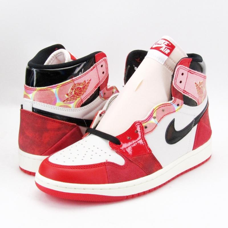 NIKE 未使用 ナイキ 27cm AIR JORDAN 1 HIGH OG SP DV1748-601 エアジョーダン1 スパイダーマン ...