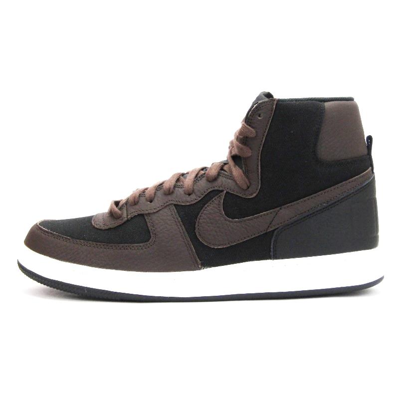 NIKE 未使用 ナイキ 28cm TERMINATOR HIGH SE FD0651-001 ターミネーター ハイ BLACK/VELVET BROWN 24002230 : クラシック ...