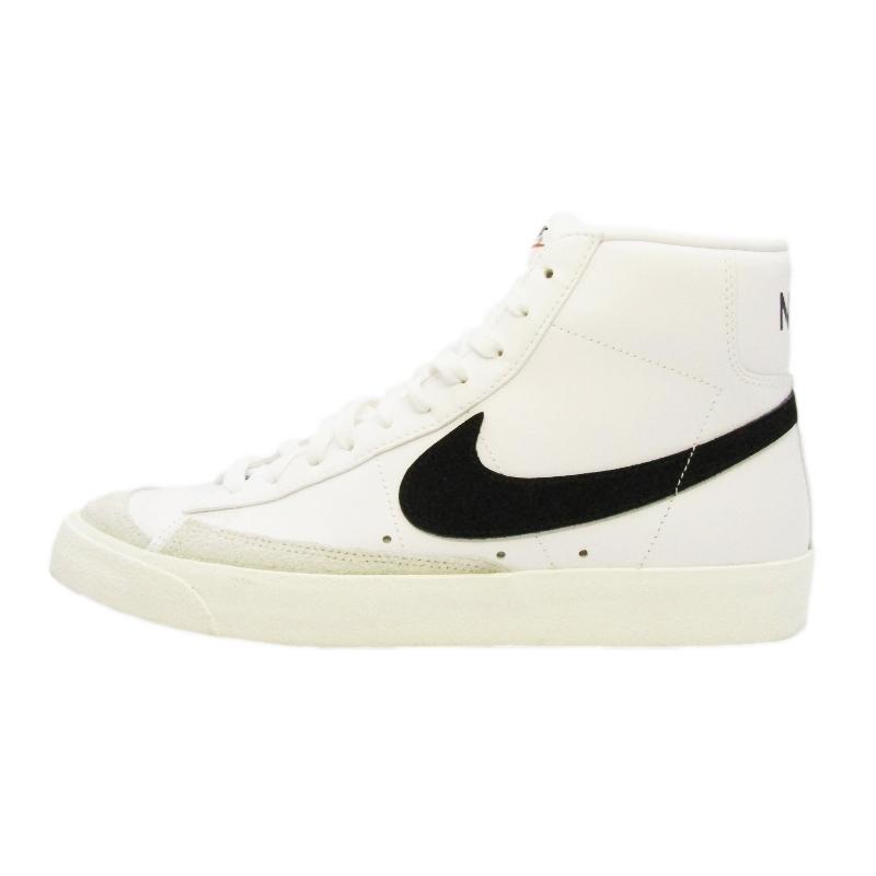 NIKE 美品 ナイキ 28cm BLAZER MID 77 VINTAGE BQ6806-100 ブレザー ミッド WHITE/BLACK ...
