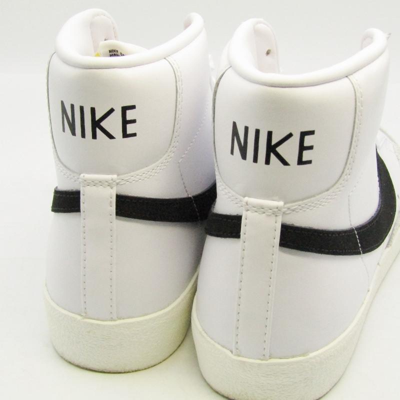 NIKE 美品 ナイキ 28cm BLAZER MID 77 VINTAGE BQ6806-100 ブレザー ミッド WHITE/BLACK ...