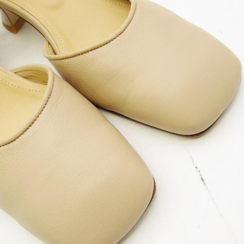 未使用 MAISON EUREKA メゾンエウレカ 36 アンクル ストラップ サンダル 237 スクエアトゥ NUDE 24002690 : クラシック - 通販 - Yahoo!ショッピング