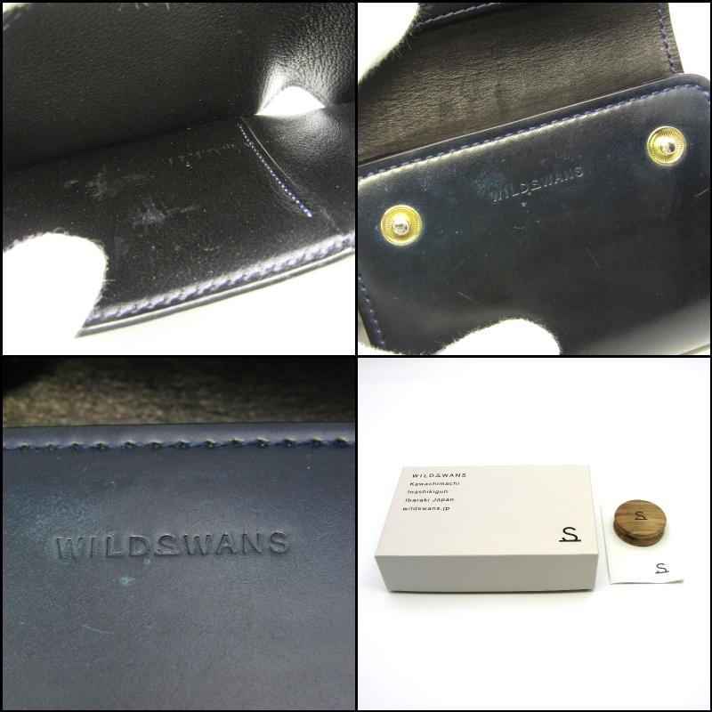 WILDSWANS ワイルドスワンズ 三つ折り財布 2022 シェルコードバン ENO ミニ財布 日本製 インテンスブルー/ブラック 24003018 : クラシック - 通販 - Yahoo ...