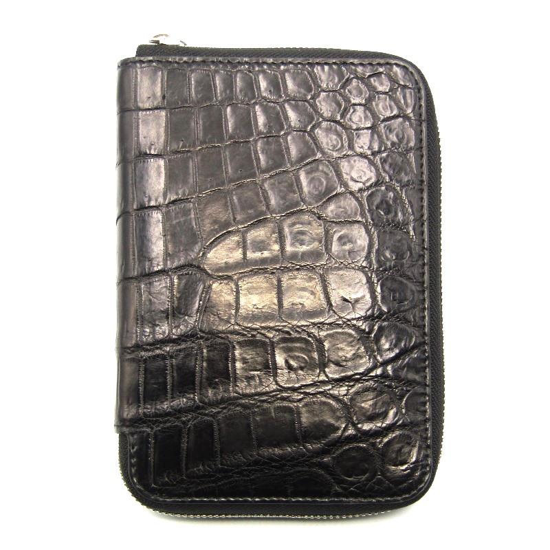 美品 ITTI イッチ ミドルウォレット ITTI-WLT-002.5-H CRISTY STUFFING MID WLT .5 Hcp社 クロコ 内装RAPTO JP ブラック 黒 ...