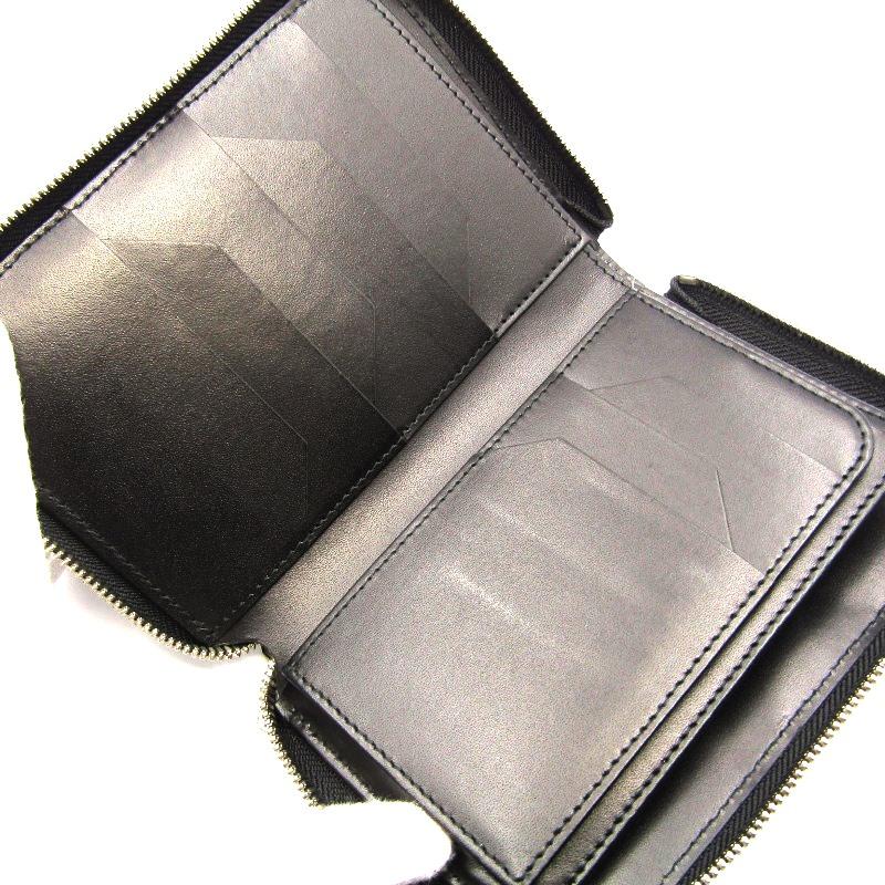 美品 ITTI イッチ ミドルウォレット ITTI-WLT-002.5-H CRISTY STUFFING MID WLT .5 Hcp社 クロコ 内装RAPTO JP ブラック 黒 ...