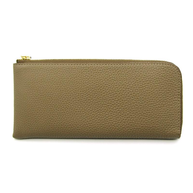 未使用 大峽製鞄 オオバセイホウ 長財布 1245-3-GMS Lジップ束入れ ジャーマンシュリンク OHBA 牛革 ロングウォレット トープ 24004045 : クラシック - 通販 ...