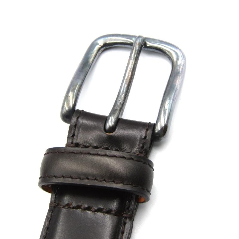 GANZO ガンゾ ベルト ブライドル 57305 M フェザー 5穴 牛革 日本製 ダークブラウン 24005002 : クラシック - 通販 - Yahoo!ショッピング