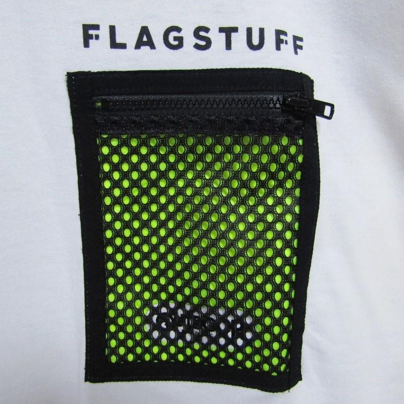 未使用 FLAGSTUFF × OUTDOOR PRODUCTS フラッグスタッフ 18AW 長袖Tシャツ 18AW-FS×OD-05 アウトドア ホワイト 白 XL メンズ 中古 ...