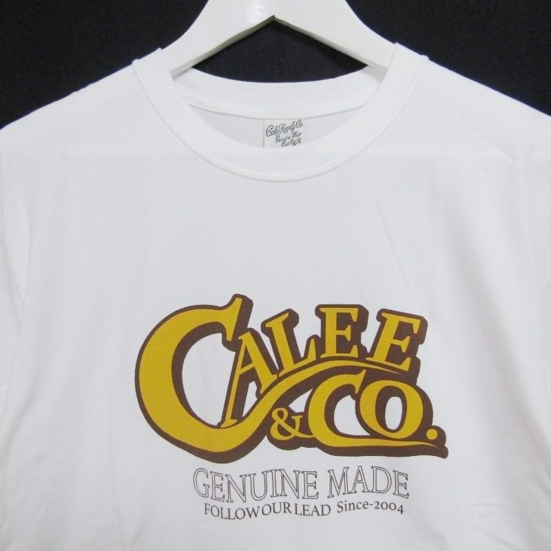 未使用 CALEE キャリー 19SS Main logo t-shirt CL-19SS052 半袖Tシャツ プリント ホワイト 白 L タグ付き メンズ 中古 27002259 : ...
