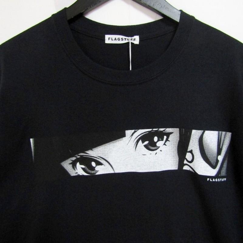 未使用 FLAGSTUFF フラッグスタッフ 半袖Tシャツ 19SS-SPOT-FS-05 EYE BOX Tee ブラック 黒 XL タグ付き メンズ 中古 27002576 : ...