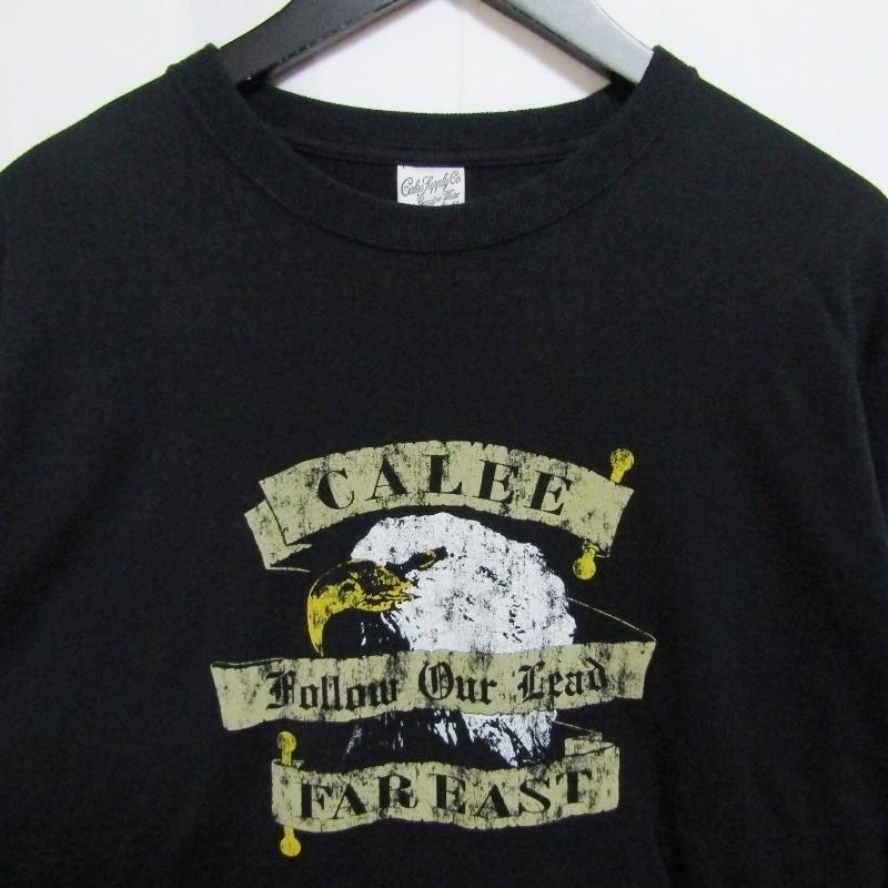 CALEE キャリー 長袖Tシャツ EAGLE PRINT L/S T-SHIRT イーグルプリント ブラック 黒 XL メンズ 中古 27003471 : クラシック - 通販 ...