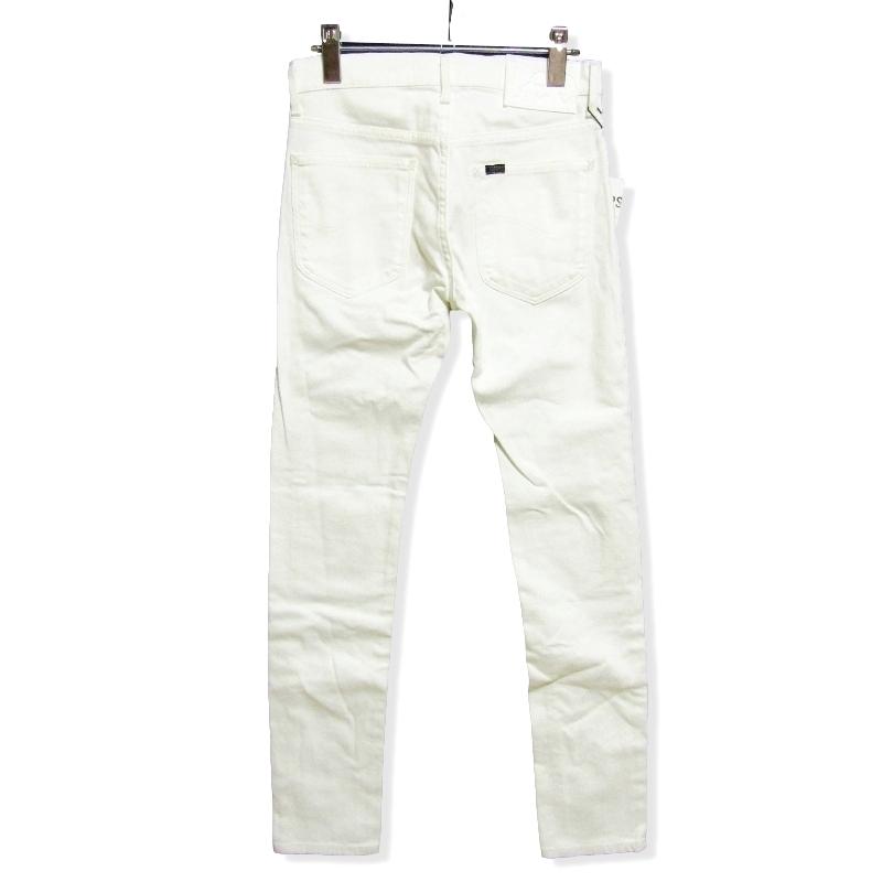未使用 Lee リー ワークパンツ LM1400-118 JEGGERS SKINNY チノ ストレッチ スキニー ホワイト 白 XS タグ ...