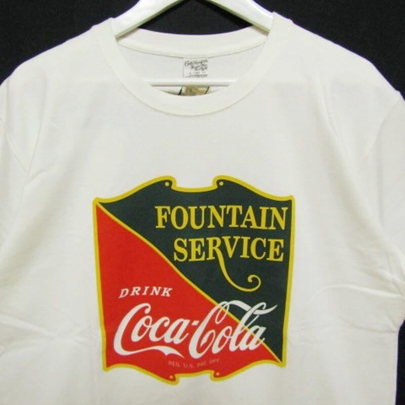 CALEE 未使用 × COCA COLA キャリー emblem t-shirt CL-20SS001CC コカコーラ 半袖Tシャツ ホワイト 白 L タグ付き 27101212 ...