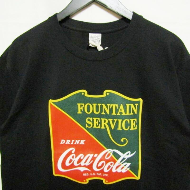 CALEE 未使用 × COCA COLA キャリー emblem t-shirt CL-20SS001CC コカコーラ 半袖Tシャツ ブラック 黒 L タグ付き 27101213 ...