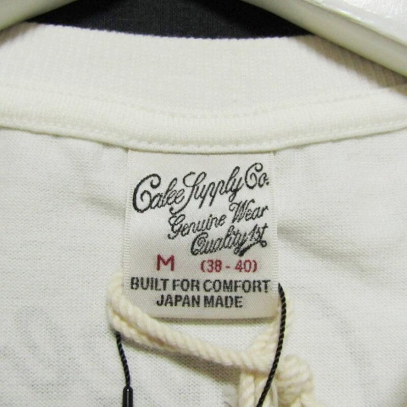 未使用 CALEE × COCA COLA キャリー emblem t-shirt CL-20SS001CC コカコーラ 半袖Tシャツ ホワイト 白 M タグ付き 27101214 : ...