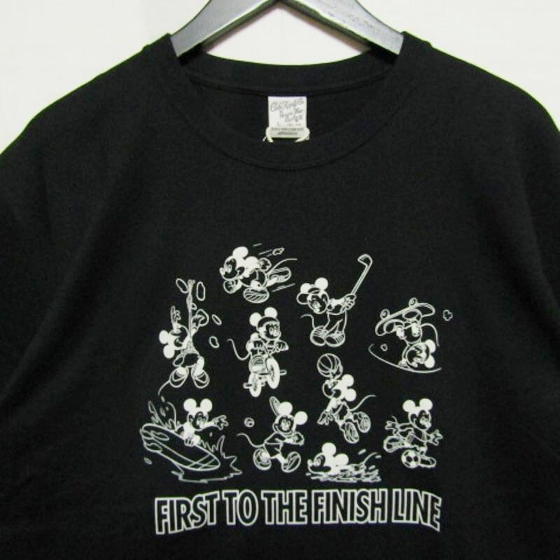 CALEE 未使用 × Disney キャリー Multi player t-shirt CL-21SS001D ディズニー 半袖Tシャツ ブラック 黒 L タグ付き 27101218 ...