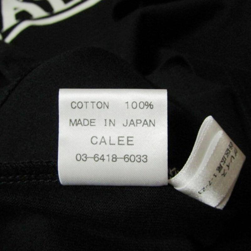 CALEE 未使用 × Disney キャリー Multi player t-shirt CL-21SS001D ディズニー 半袖Tシャツ ブラック 黒 M タグ付き 27101219 ...