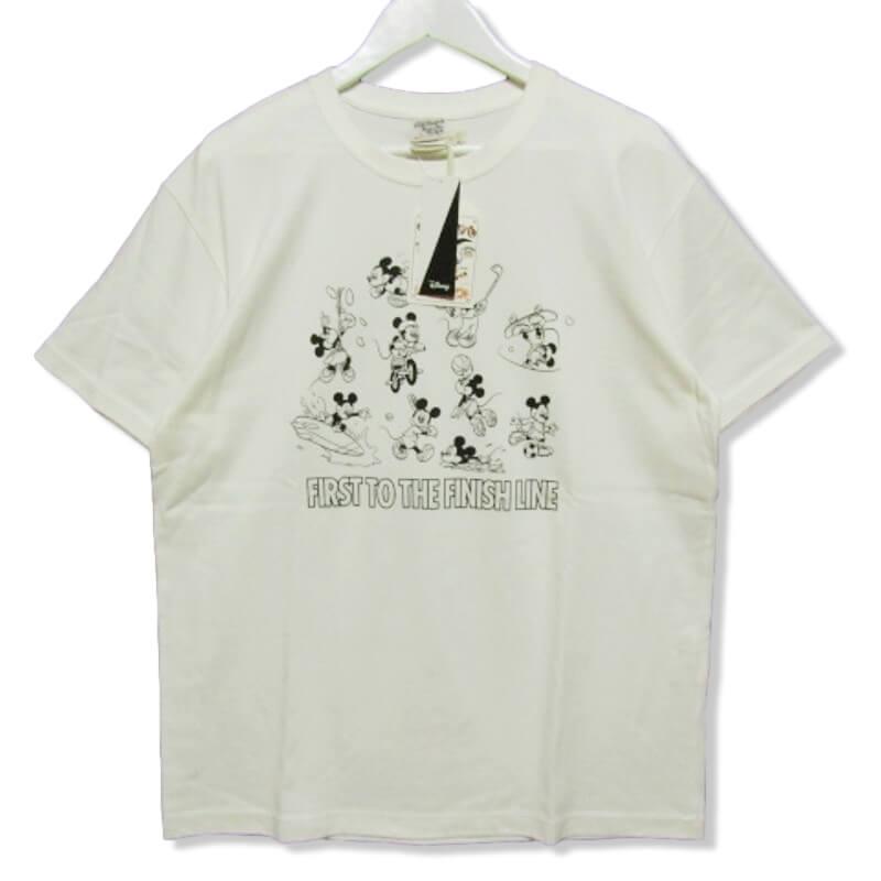 CALEE 未使用 × Disney キャリー Multi player t-shirt CL-21SS001D ディズニー 半袖Tシャツ ホワイト 白 L タグ付き 27101220 ...