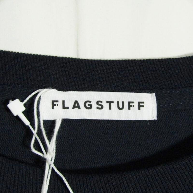 未使用 FLAGSTUFF フラグスタフ 長袖Tシャツ 22SS-FS-38 Holiday LS TEE プリント ネイビー 紺 XL タグ付き 27101402 : 27101402 ...