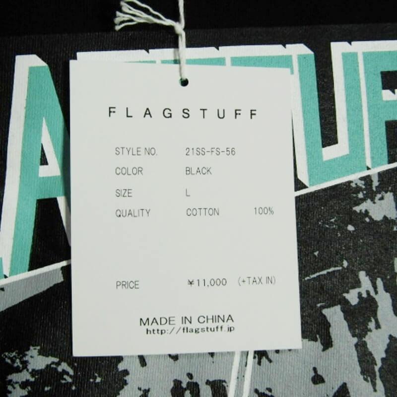 美品 FLAGSTUFF フラグスタフ 長袖Tシャツ 21SS-FS-56 march L/S TEE プリント ブラック 黒 L タグ付き 27101405 : クラシック - 通販 ...