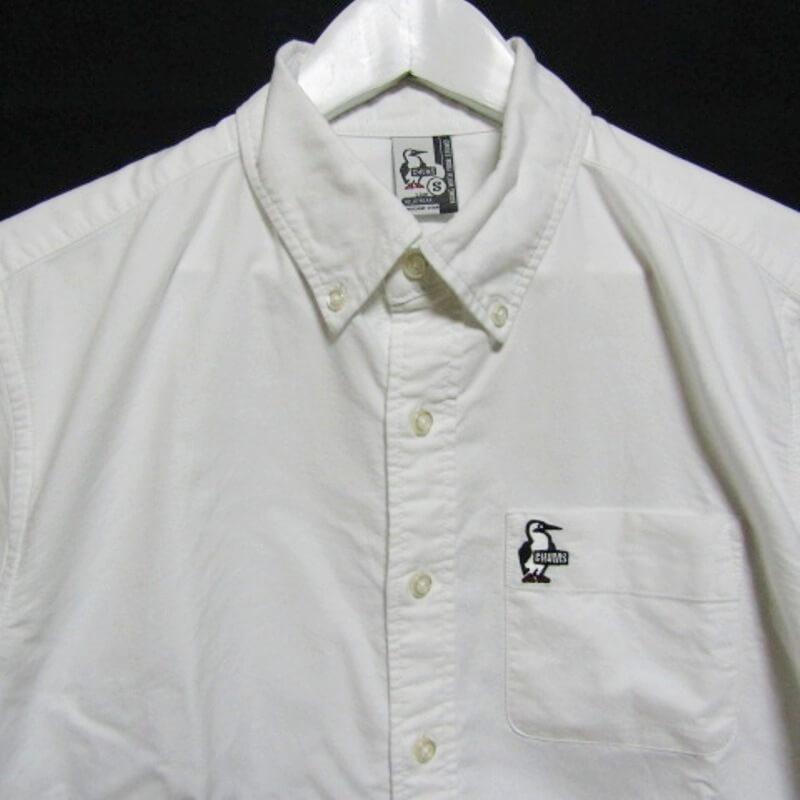 CHUMS チャムス 長袖ボタンダウンシャツ CH02-1150 オックスシャツ 刺繍 ホワイト 白 S 27101977 : クラシック - 通販 - Yahoo!ショッピング