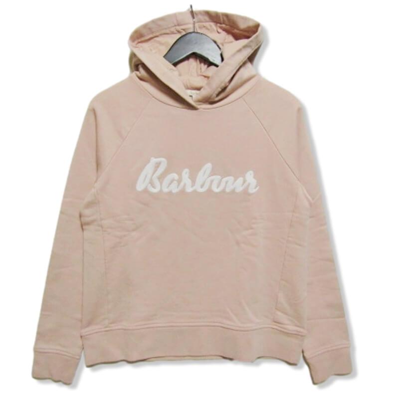 Barbour 美品 バブアー プルオーバーパーカー LOL0391 レディース 刺繍 ピンク 36 27101980 : クラシック ...