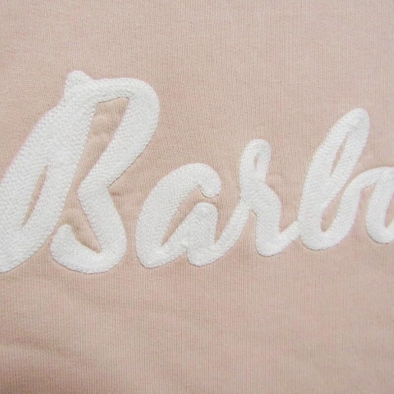 美品 Barbour バブアー プルオーバーパーカー LOL0391 レディース 刺繍 ピンク 36 27101980 :27101980 ...