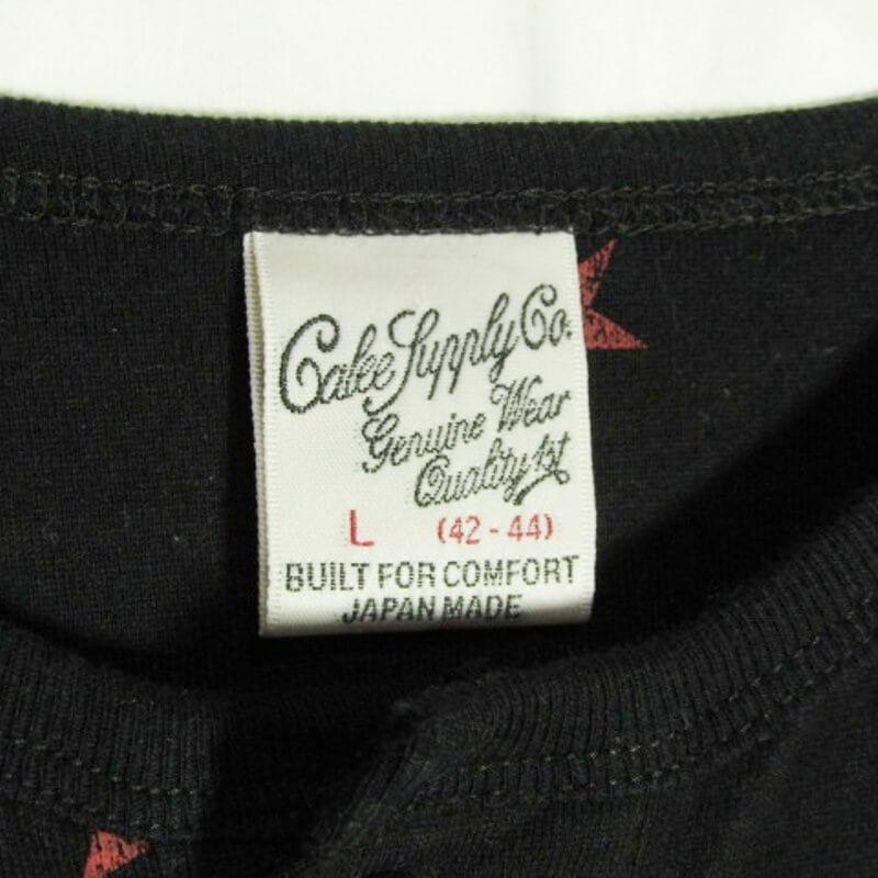 CALEE キャリー 長袖ヘンリーネックTシャツ 星柄 総柄 Tee ブラック 黒 L 27101984 : クラシック - 通販 - Yahoo!ショッピング