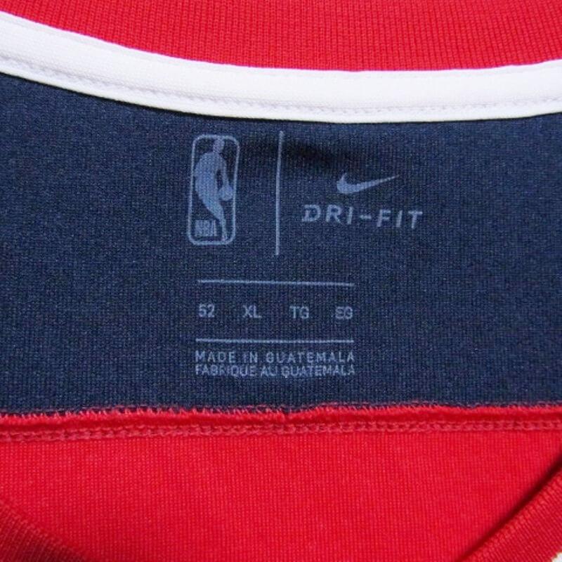 NIKE ナイキ ゲームシャツ CD0060-665 WAS SWGMN ROAD NBA 八村塁 ワシントンヴィザーズ レッド 赤 XL ...