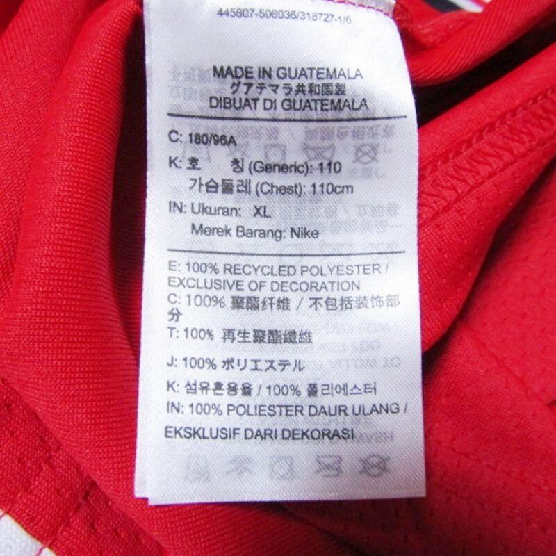 NIKE ナイキ ゲームシャツ CD0060-665 WAS SWGMN ROAD NBA 八村塁 ワシントンヴィザーズ レッド 赤 XL ...