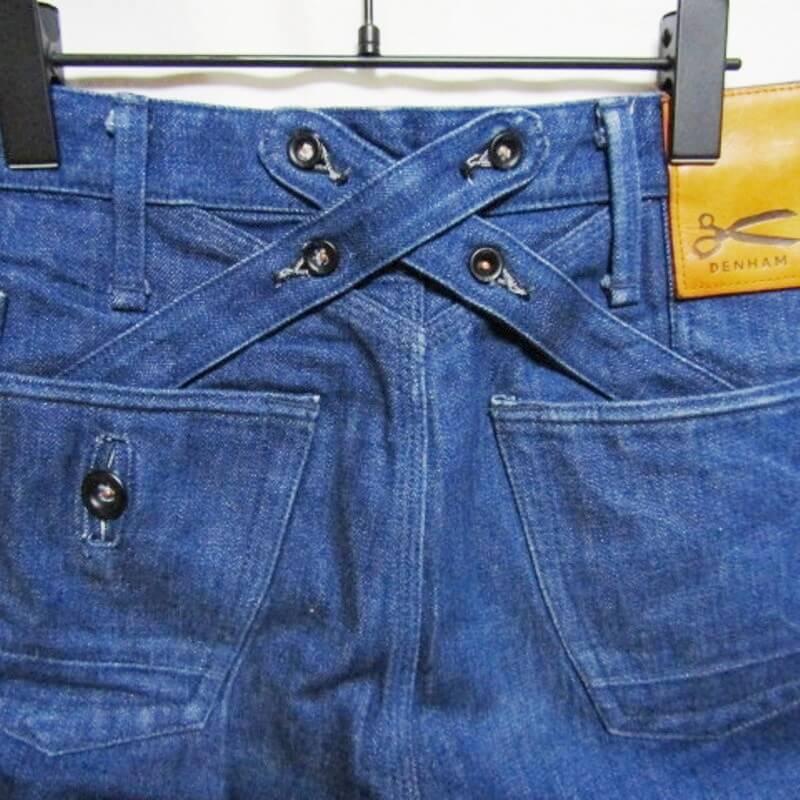 DENHAM デンハム デニムパンツ CROSS BACK MIJKZ クロスバック ジーパン インディゴ 27 27102042 : クラシック - 通販 - Yahoo!ショッピング