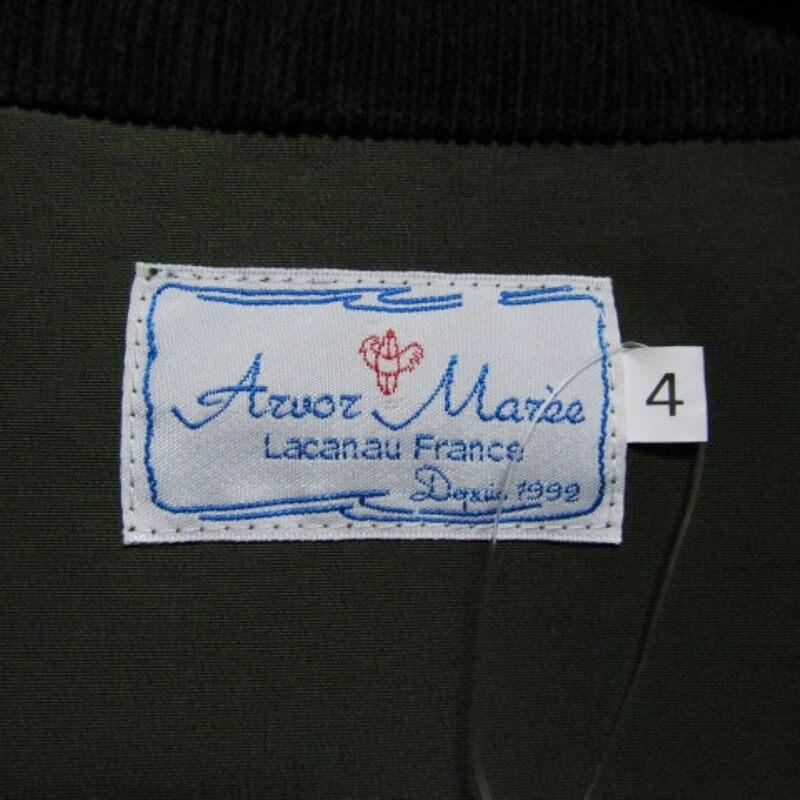 未使用 ARVOR MAREE アルボーマレー STAND COLLAR JKT CNG-64-SCJK スタンドカラー ジャケット オリーブ ...