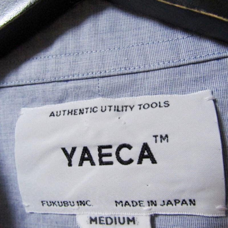 YAECA ヤエカ コンフォートシャツ 171102 長袖シャツ 17SS COMFORT SHIRT 日本製 ブルー 青 M 27102618 :27102618:クラシック - 通販 ...