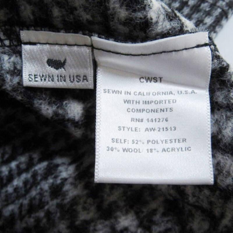 CWST クエスト 半袖Tシャツ ニット 裏起毛 アメリカ製 ウール混 ブラック 黒 M 27102969 :27102969:クラシック ...