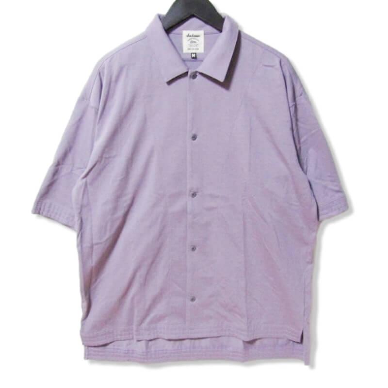 Jackman ジャックマン 半袖シャツ JM8255 グレースベースボールシャツ Grace BB-Shirt パープル 紫 M ...