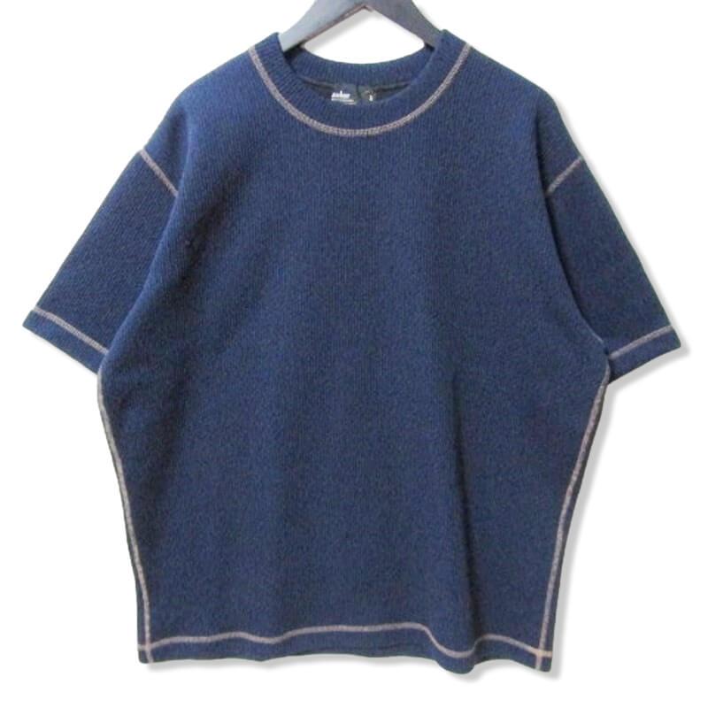 kolor カラー 半袖 ニット 20SCM-T10207 接結ジャージー インディゴ 3 27103076 : クラシック - 通販 ...