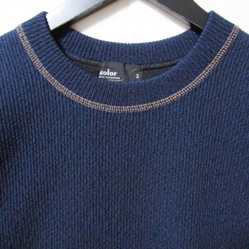 kolor カラー 半袖 ニット 20SCM-T10207 接結ジャージー インディゴ 3 27103076 : クラシック - 通販 ...
