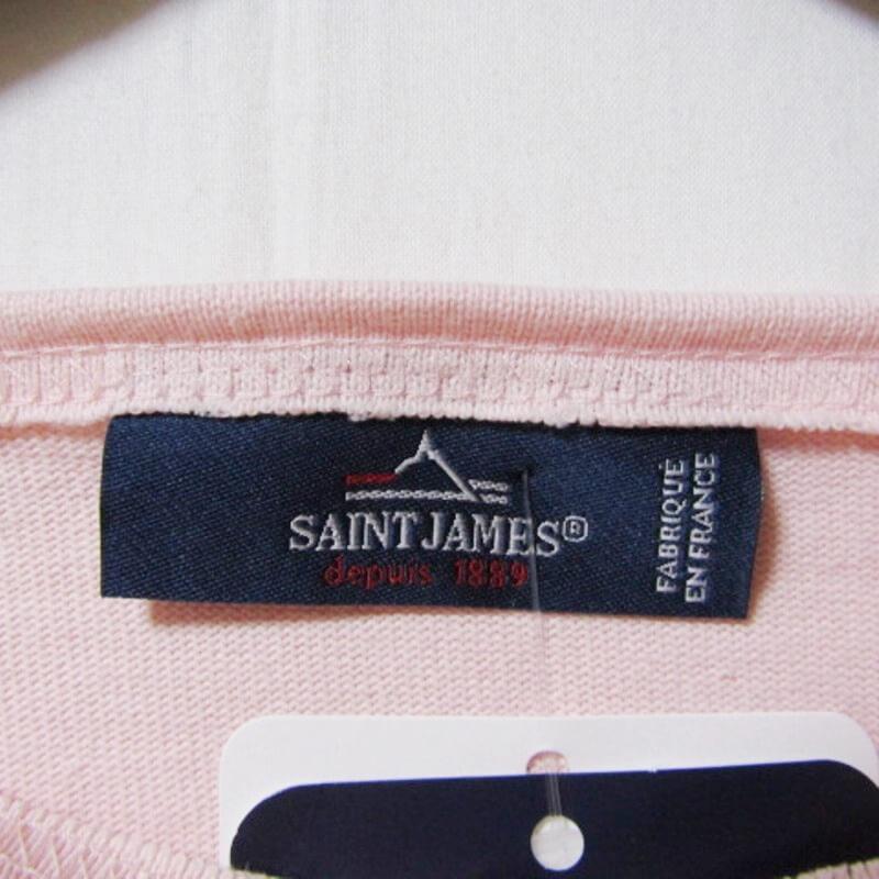SAINT JAMES 未使用 SAINTJAMES セントジェームス バスクシャツ OUESSANT 17JC CRAZ SLOU U ウエッソン ボートネック ボーダー DRAGEE T5 ...