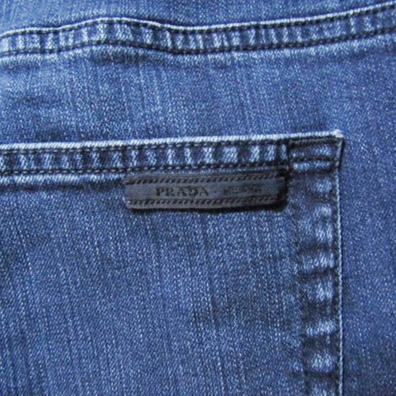 PRADA プラダ デニムパンツ GEP178 S161 ストレッチ ストレート ジーンズ ブルー 青 32 27103222 :27103222:クラシック - 通販 - Yahoo!ショッピング