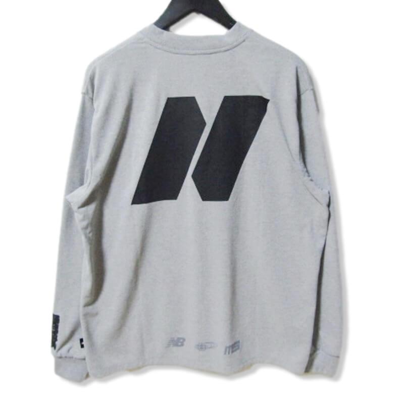 New Balance 未使用 NEW BALANCE × BEAMS mita sneakers ニューバランス ビームス ミタスニーカー 長袖Tシャツ NB580 HGR L ...