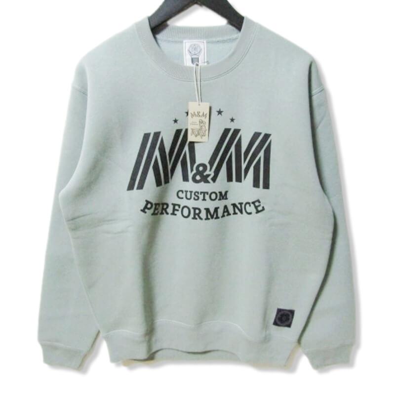 未使用 M&M CUSTOM PERFORMANCE エムアンドエム スウェット 22-MSW-005 HEAVY SWEAT プリント M タグ付き 27103456 :27103456 ...