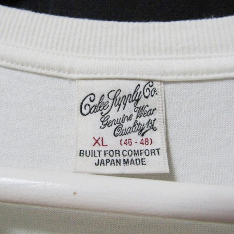 CALEE キャリー 半袖Tシャツ CAL-19SS-047 フレイムロゴ コットン プリント ホワイト 白 XL 27103934 : クラシック - 通販 - Yahoo!ショッピング