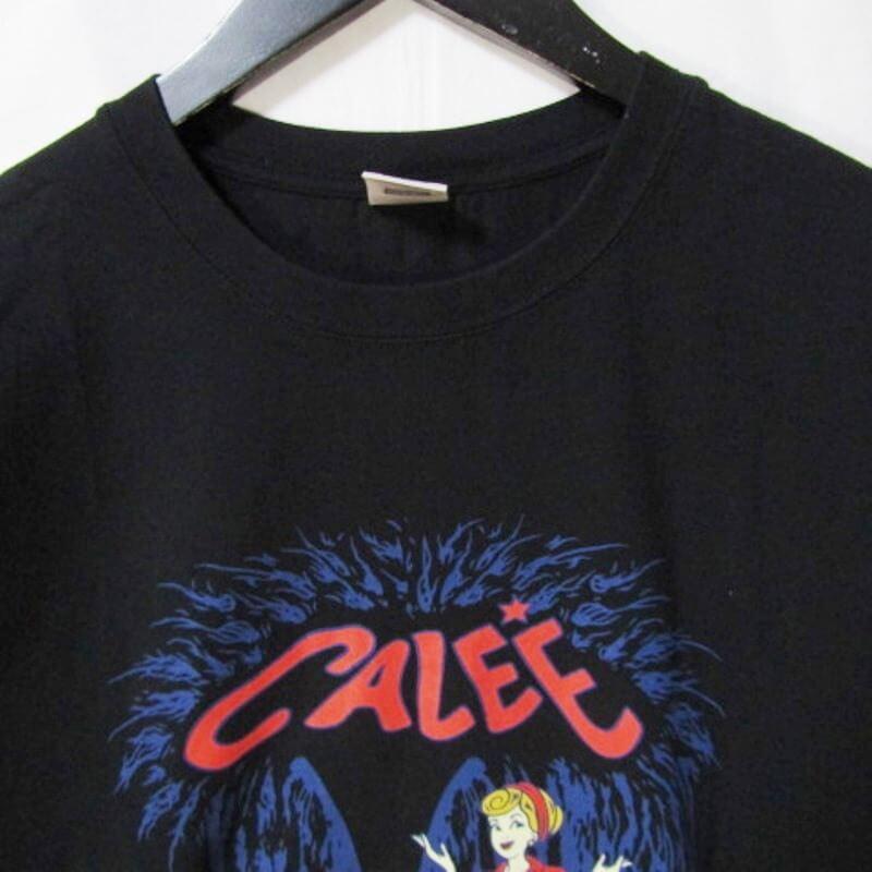 CALEE キャリー 半袖Tシャツ CL-21SS084 Stretch addiction プリント コットン ブラック 黒 XL 27103935 : クラシック - 通販 - Yahoo ...