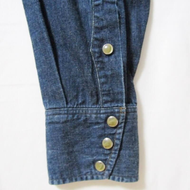 STEVENSON OVERALL CO. Stevenson Overall Co. スティーブンソンオーバーオール 長袖デニムシャツ CD2 ウエスタン 日本製 インディゴ L ...