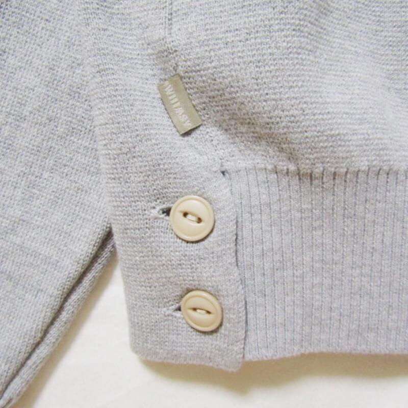 未使用 WHIMSY ウィムジー カーディガン BB CARDIGAN コットン パイピング サイドボタン グレー L タグ付き 27104063 : クラシック - 通販 - Yahoo ...