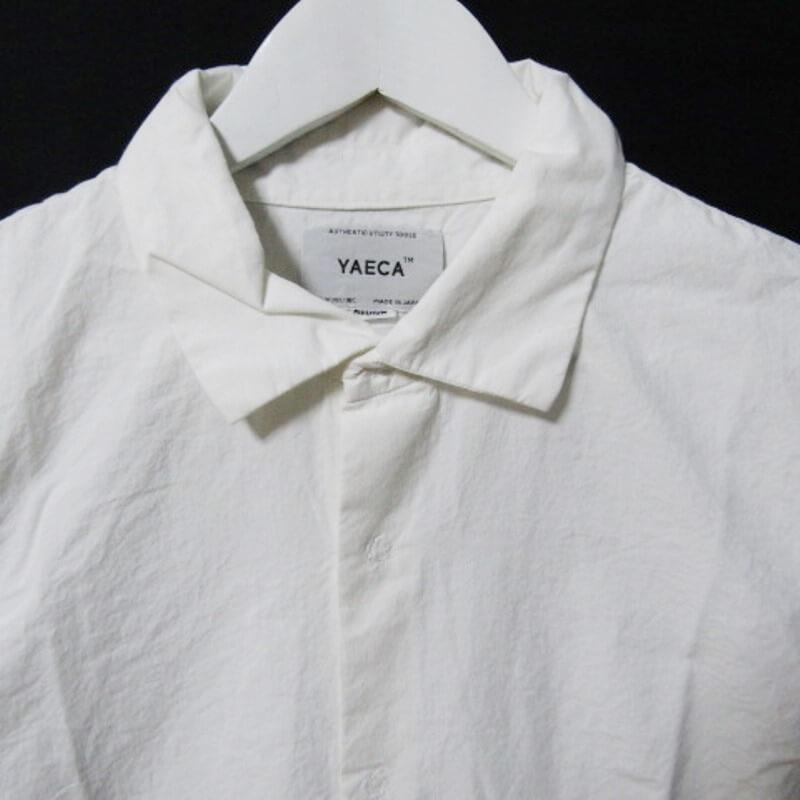 YAECA ヤエカ 半袖シャツ 13140 コットン ホワイト 白 M 27104600 : 27104600 : クラシック - 通販 - Yahoo!ショッピング