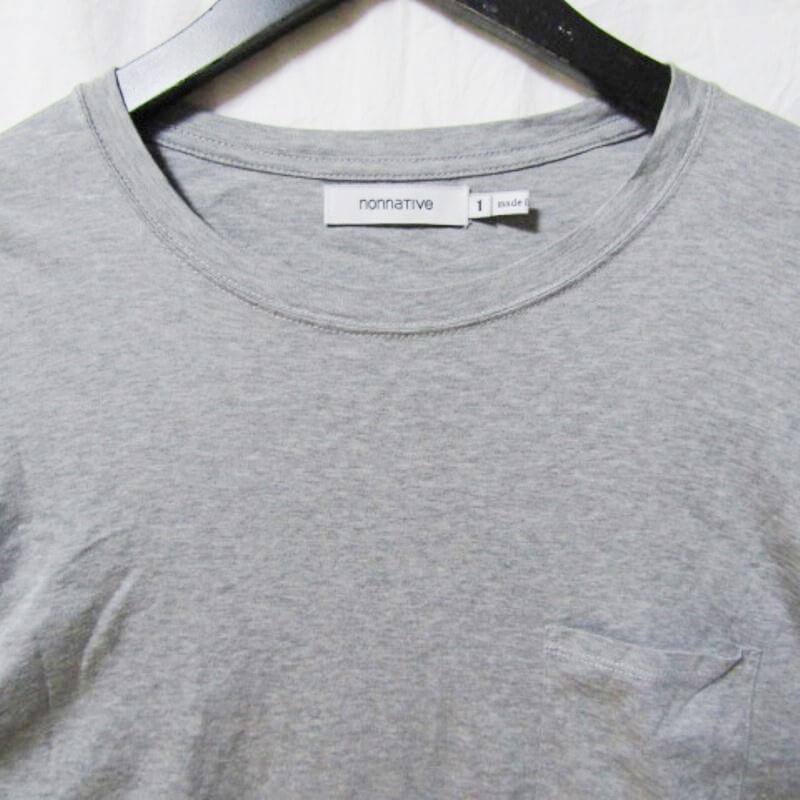 nonnative ノンネイティブ 長袖Tシャツ NN-C3723 20SS DWELLER L/S TEE C/V JERSEY コットン 日本製 グレー 1 27104614 : ...